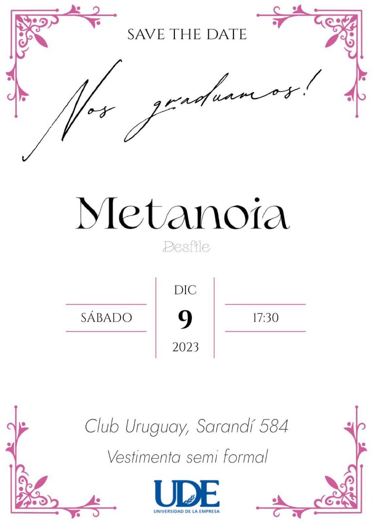 METANOIA: Desfile de Egreso 2023 Diseño de Indumentaria